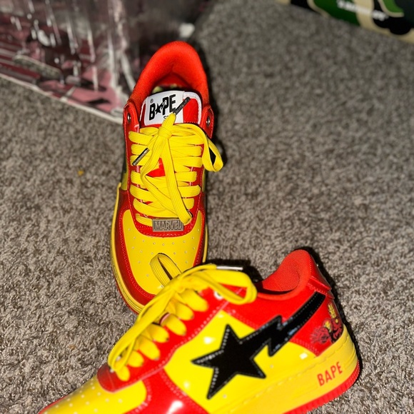 Bape | Shoes | Bape Sta Bape X Marvel Iron Man | Poshmark